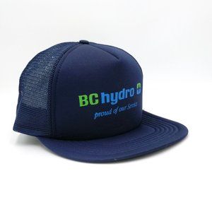 Vintage | Accessories | Vintage Bc Hydro Snapback Trucker Mesh Hat Cap ...